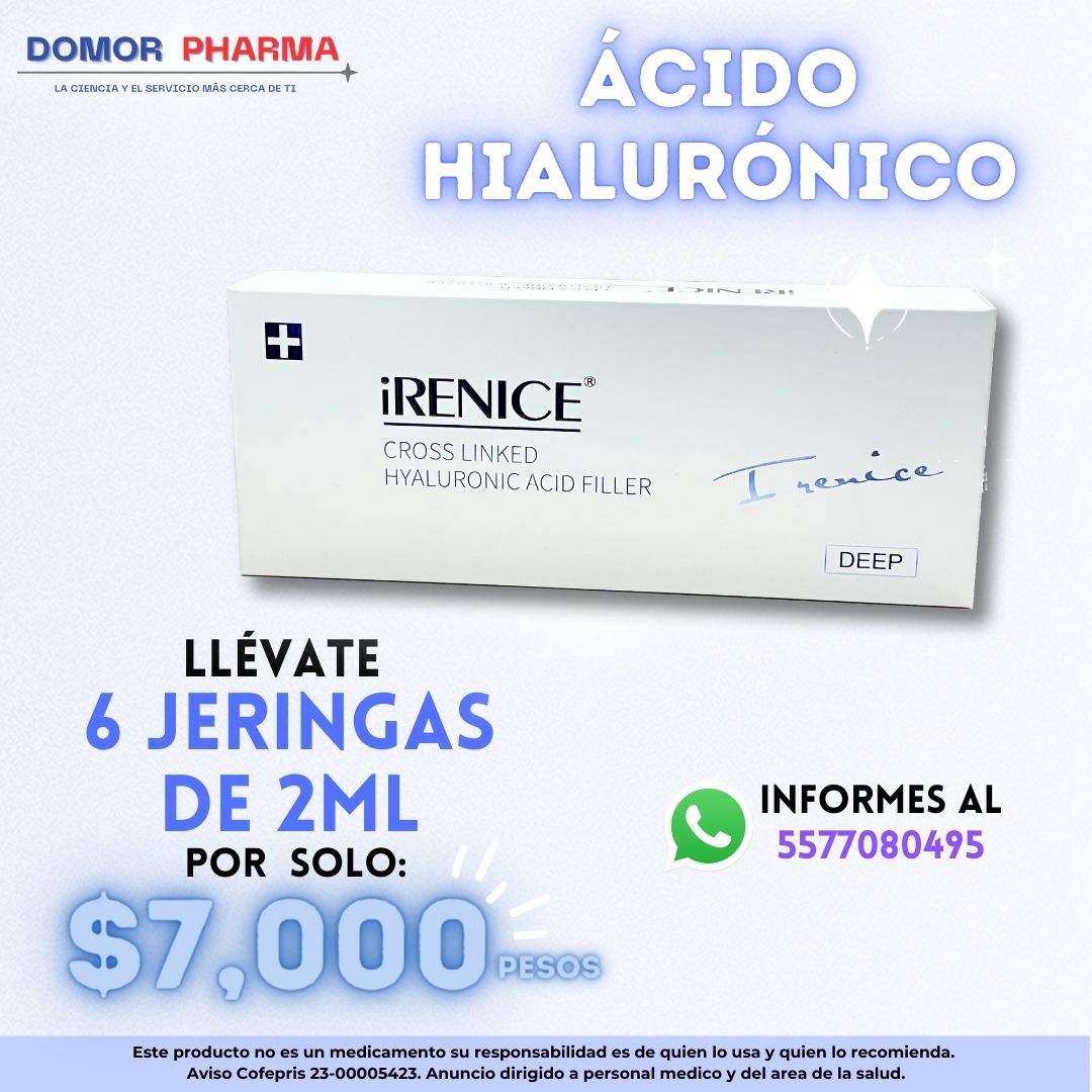 Ácido Hialuronico promo 6 jeringas de 2ml – Domorpharma