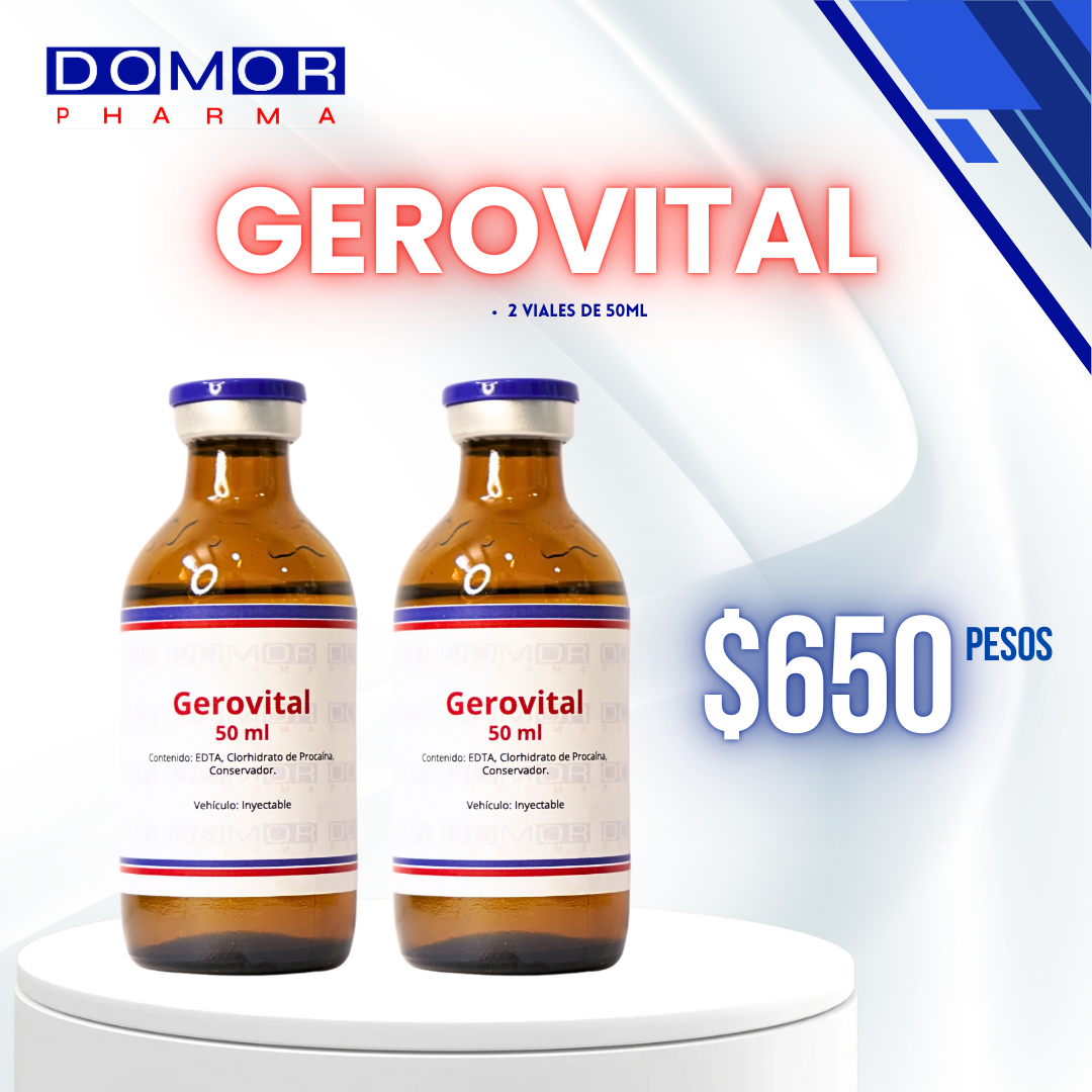 Kit Gerovital 2 viales de 50 ml – Domorpharma
