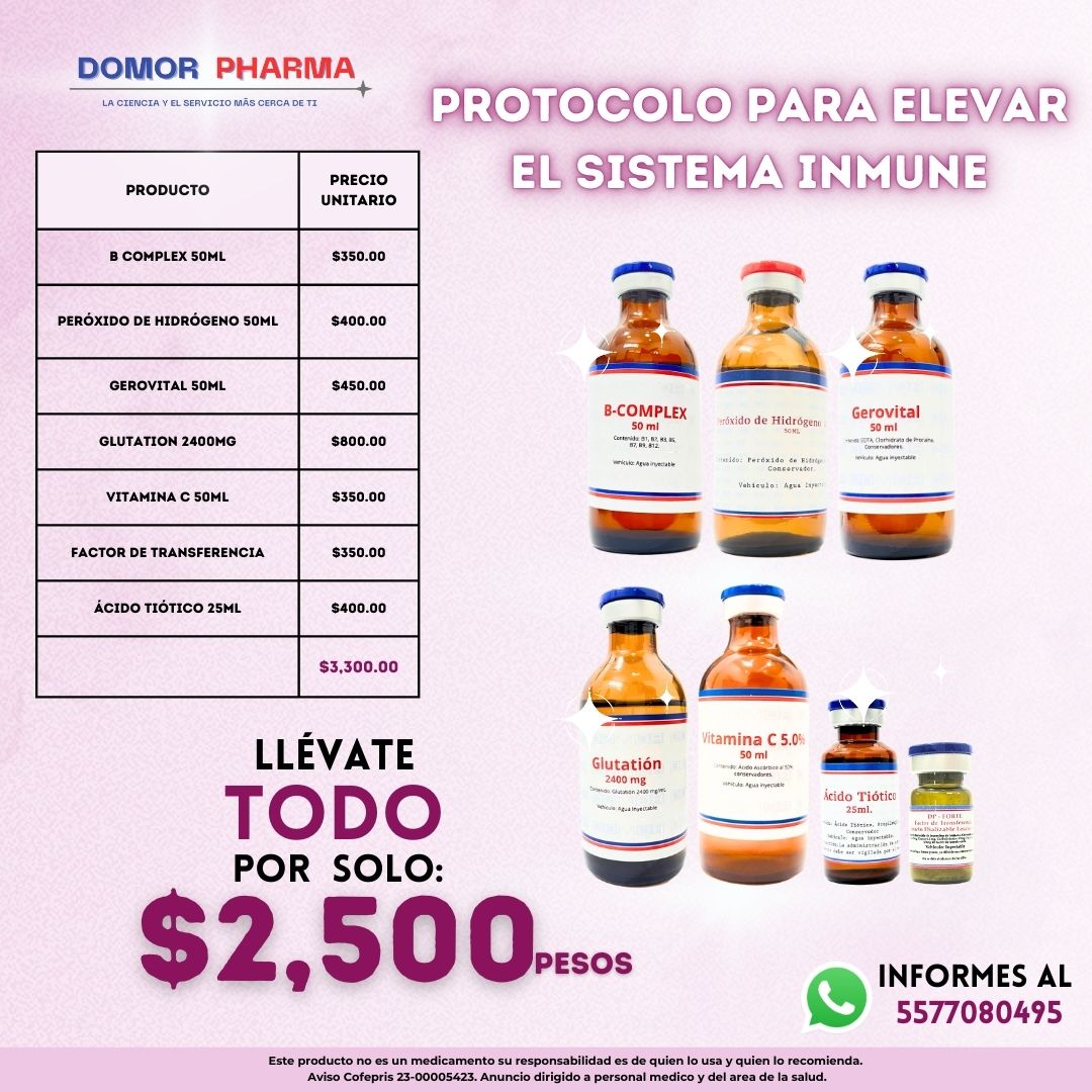 Protocolo Para Elevar El Sistema Inmune – Domorpharma