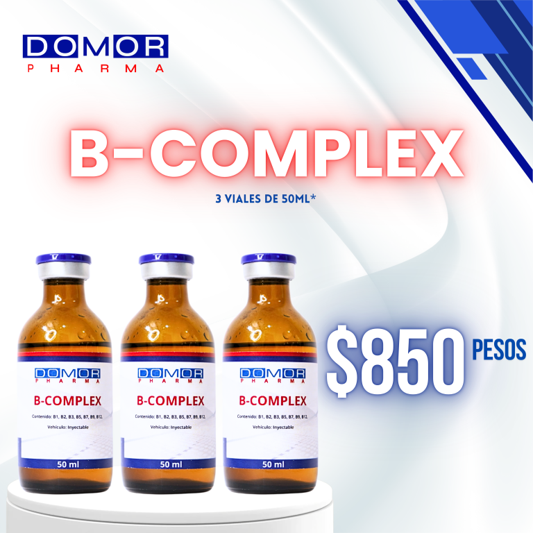 B-COMPLEX 3 viales de 50ml – Domorpharma